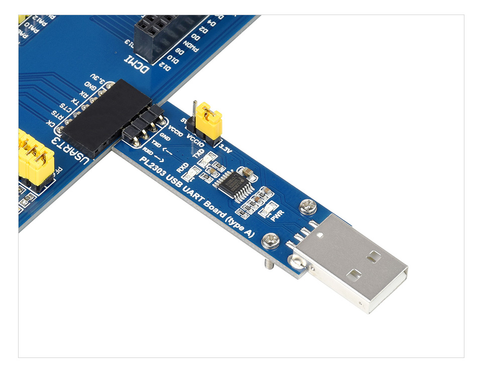 PL2303 USB To UART (TTL) Communication Module V2, USB-A Connector ...